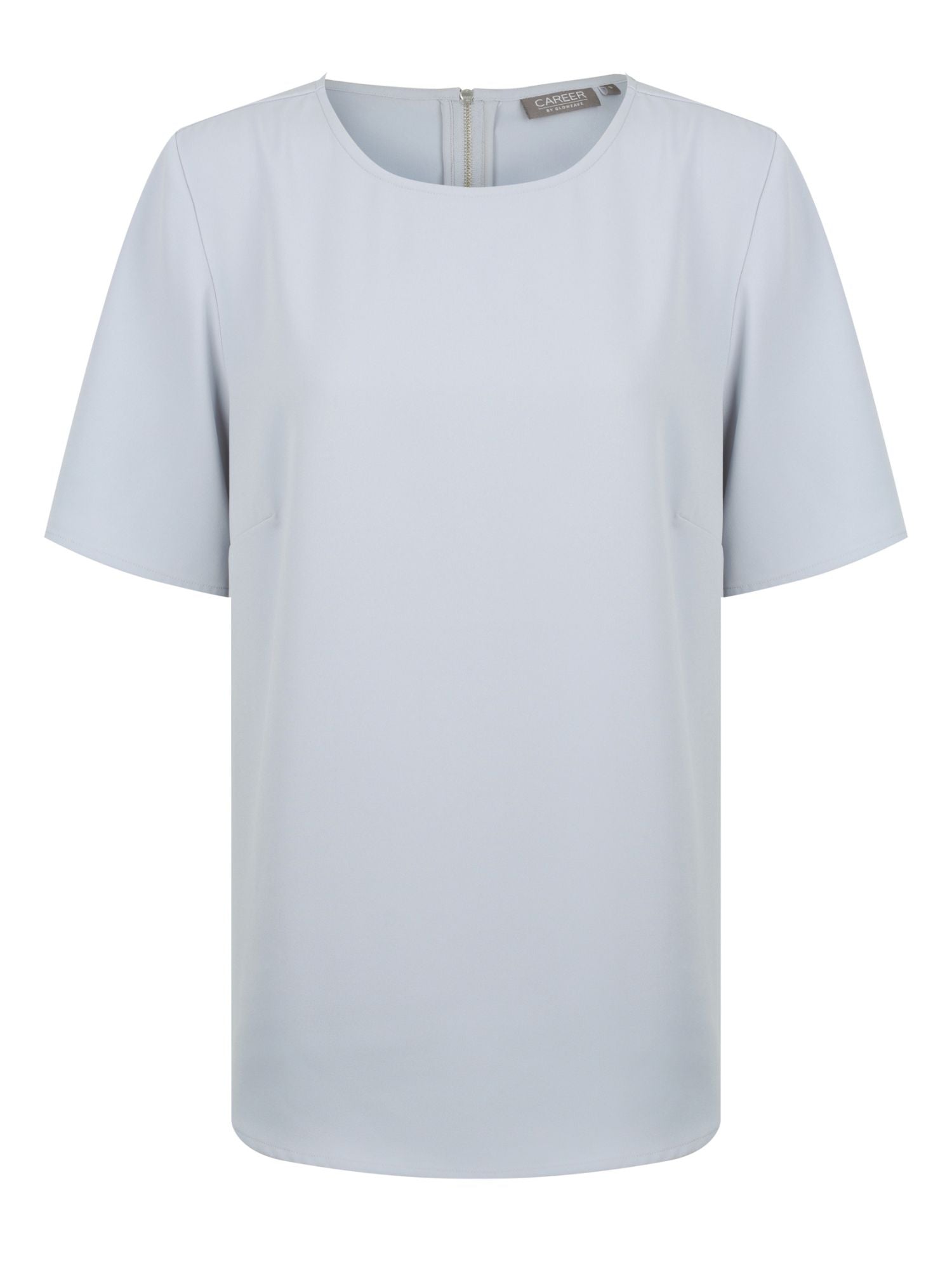 Short Sleeve Soft Taylor Top - Silver – Arrow Uniforms NZ