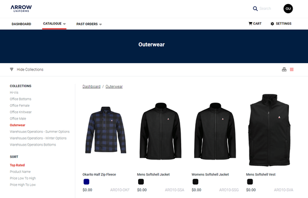 myArrow - Innovative Uniform Management Solution | Arrow Uniforms